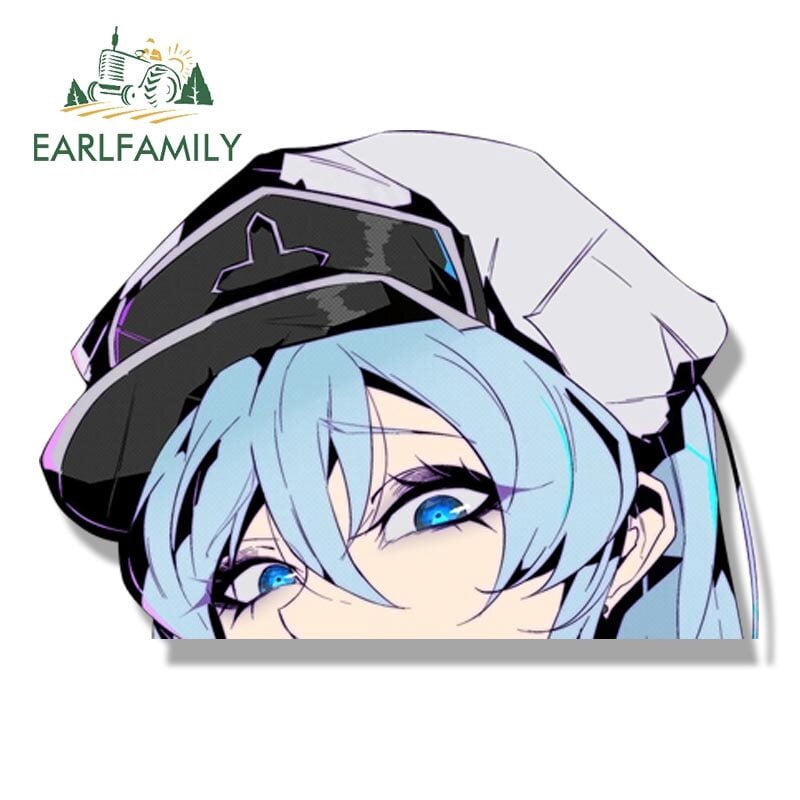 EARLFAMILY 5.1 Inch Esdeath Fanart Car Sticker Anime Akame Ga KILL ...