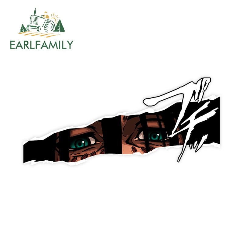 EARLFAMILY 5.1 Inch Eye Slap Car Sticker Windshield Surfboard ...