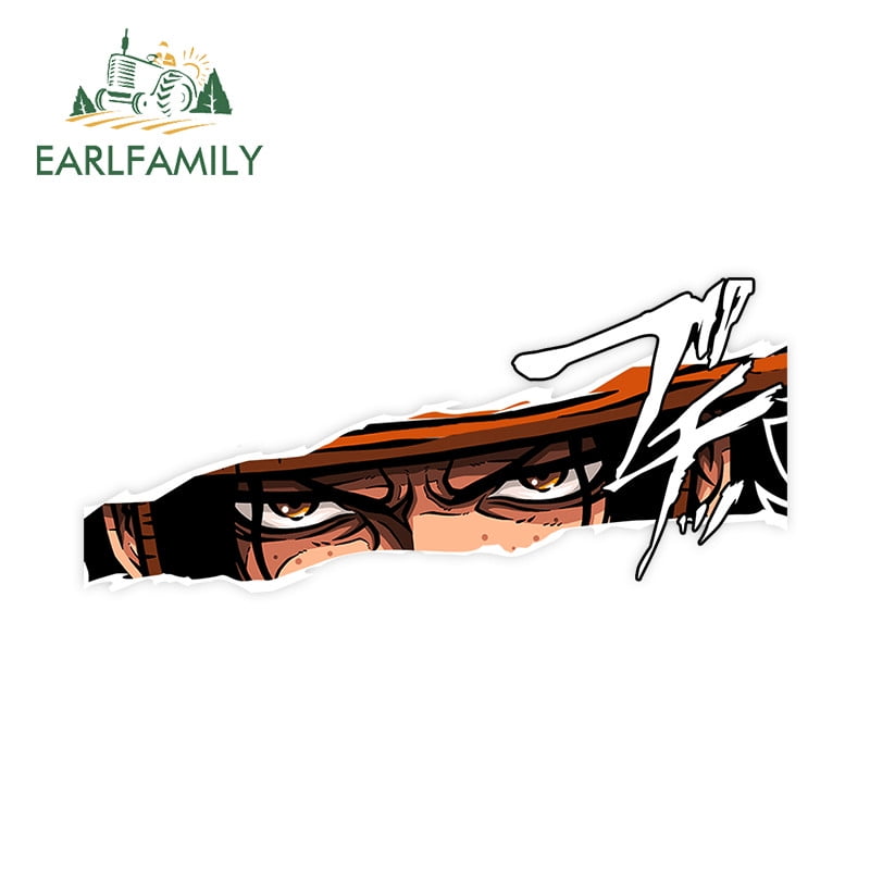 EARLFAMILY 5.1 Inch Eye Slap Car Sticker Windshield Surfboard ...