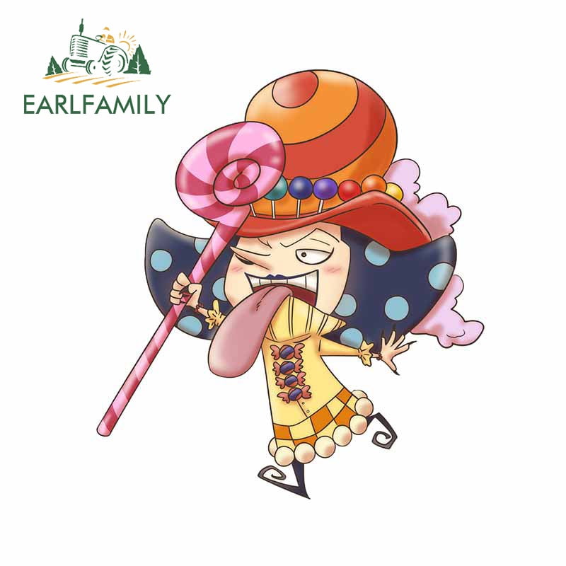 EARLFAMILY 5.1 Inch For Car Stickers Anime Waterproof Personality ...