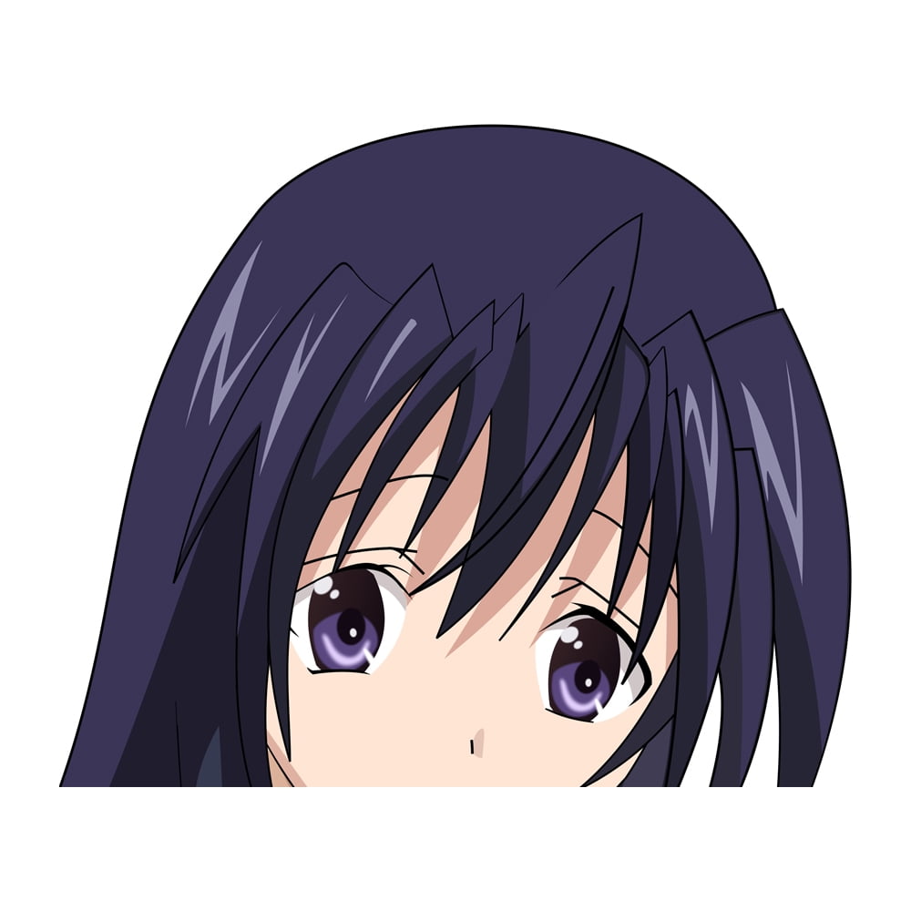 EARLFAMILY 5.1 Inch Funny Anime Girl Peek Vinyl Decal Car Sticker for ...