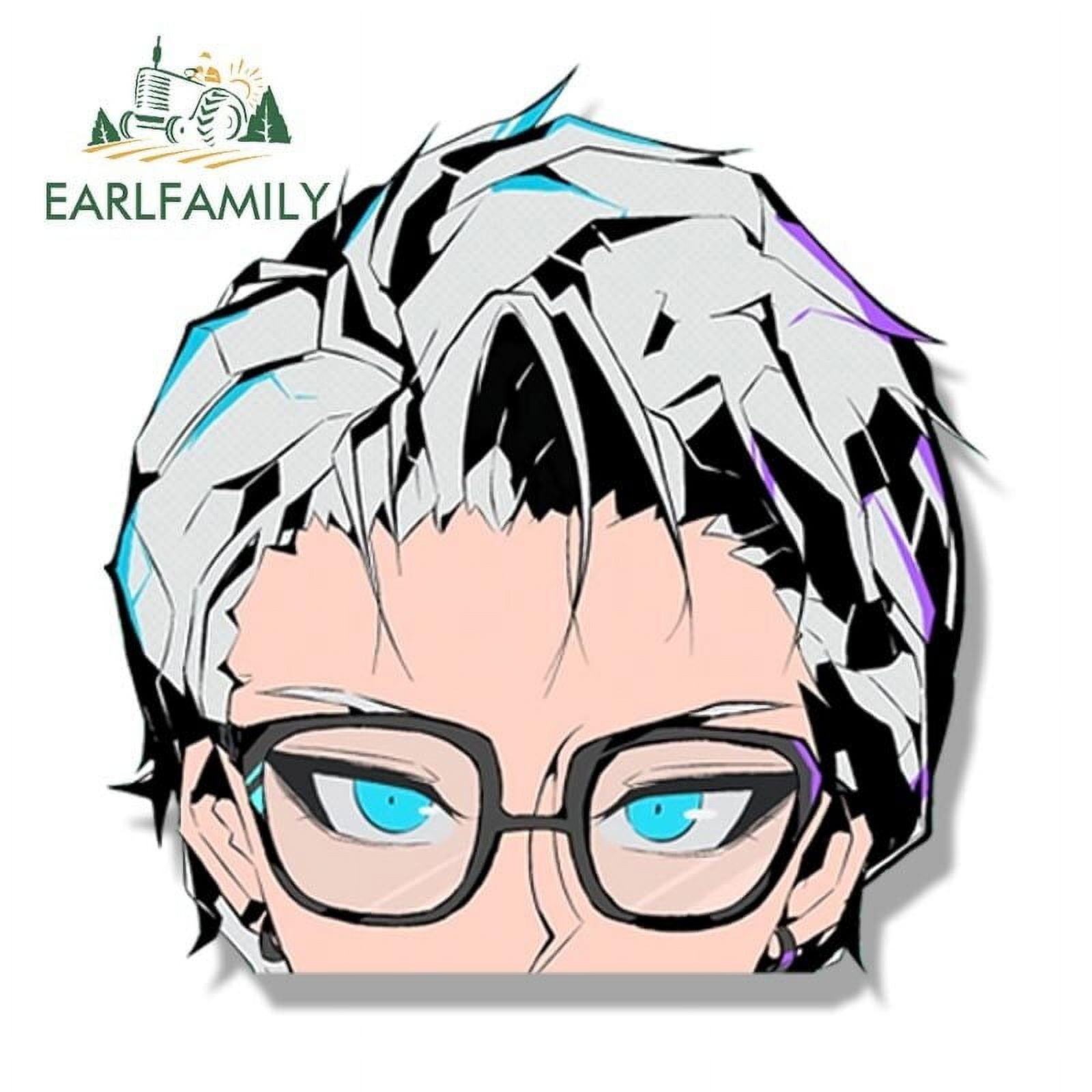 EARLFAMILY 5.1 Inch Gojo Satoru Fanart Car Sticker Anime Jujutsu Kaisen ...
