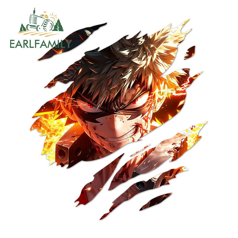 EARLFAMILY 5.1 Inch Himiko Toga Cartoon Car Sticker Trunk Windshield ...