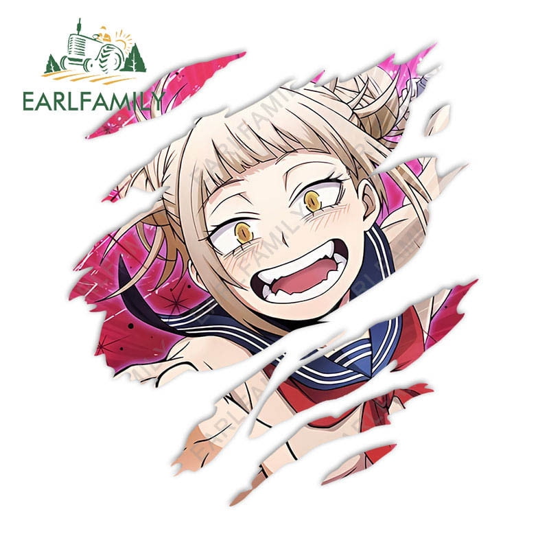 EARLFAMILY 5.1 Inch Himiko Toga Cartoon Car Sticker Trunk Windshield ...