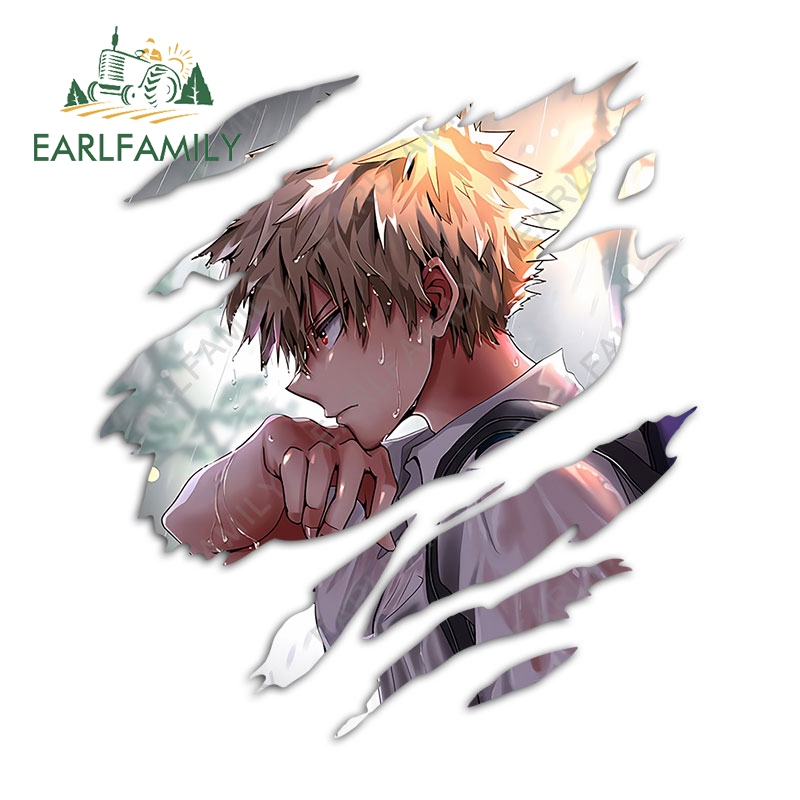 EARLFAMILY 5.1 Inch Himiko Toga Cartoon Car Sticker Trunk Windshield ...