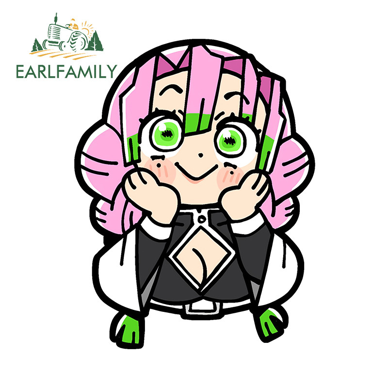 EARLFAMILY 5.1 Inch Kochou Shinobu Car Stickers Motorcycle Windows ...