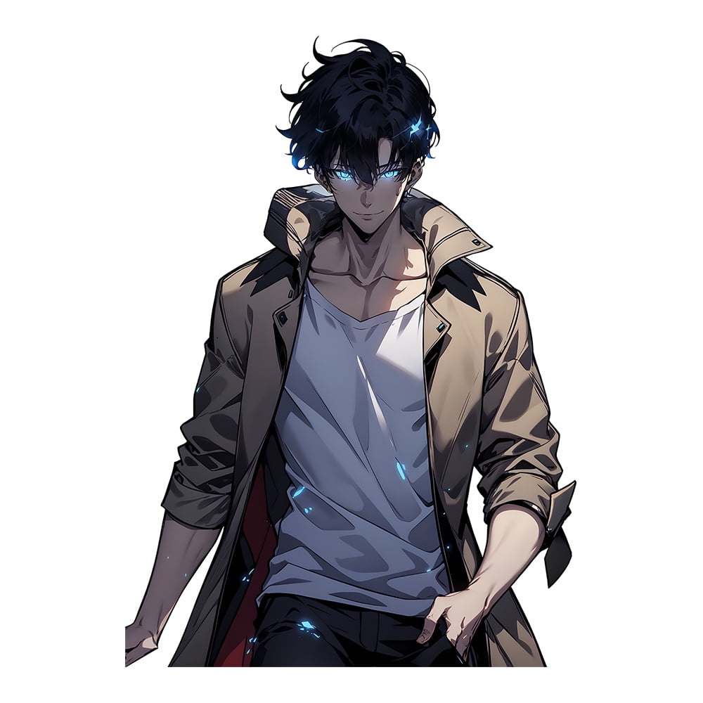 EARLFAMILY 5.1 Inch Personalized Sung Jin-Woo Car Sticker Anime Decal ...