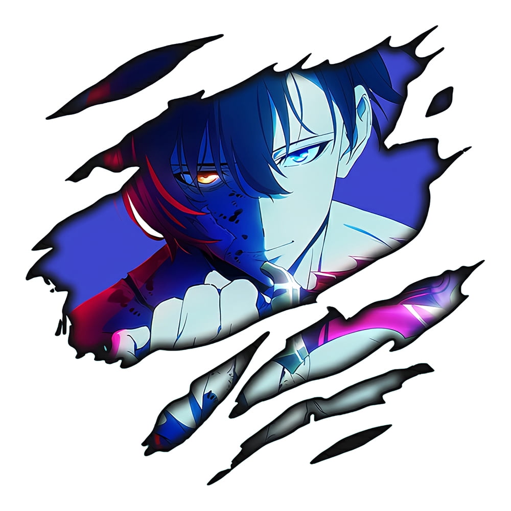 EARLFAMILY 5.1 Inch Personalized Sung Jin-Woo Tear Car Sticker ...