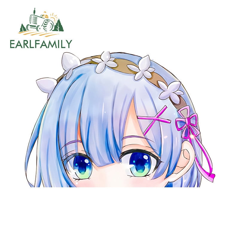 EARLFAMILY 5.1 Inch Rem Ram Peeker Cute Car Sticker Air Conditioner ...