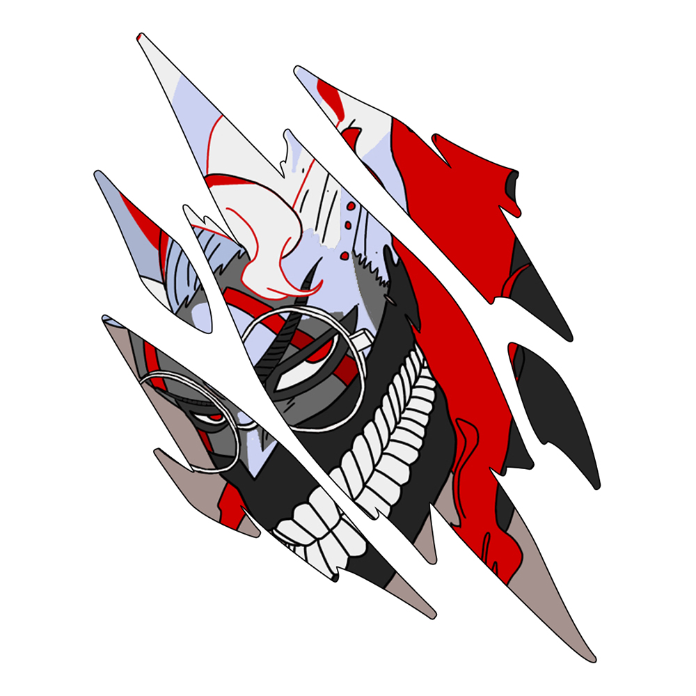 EARLFAMILY 5.1 Inch Takakura Ken Cool Anime Tear Sticker for Trunk ...
