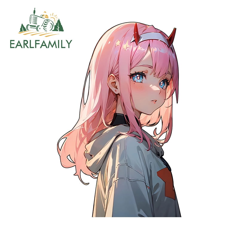 EARLFAMILY 5.1 Inch for 02 Zero Two Jk Half Body Car Stickers ...