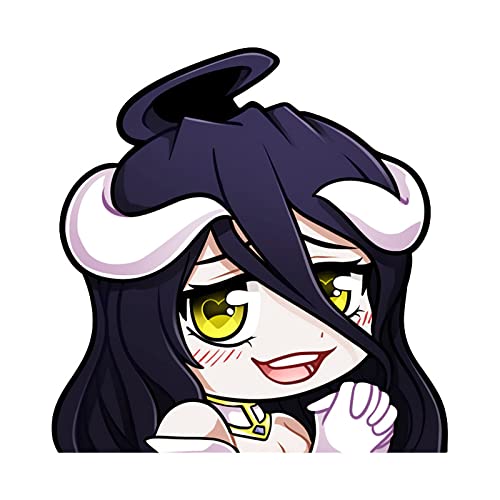 EARLFAMILY 5.1 Inch for Chibi Albedo Car Stickers Personality ...