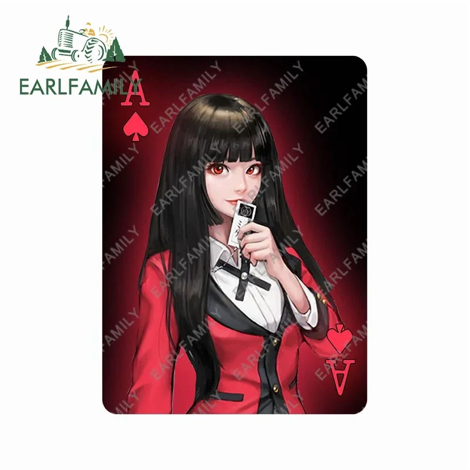 EARLFAMILY 5.1" Jabami Yumeko Fine Decal Vinyl Material Car Sticker ...