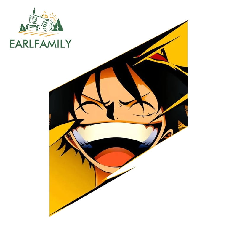 EARLFAMILY 5.1" Luffy Tear Car Stickers Creative Waterproof Campervan ...