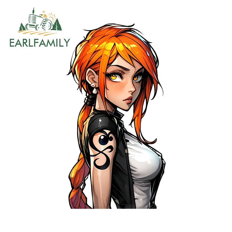 EARLFAMILY 5.1 in One Piece Nami Car Stickers Motorcycle Refrigerator ...