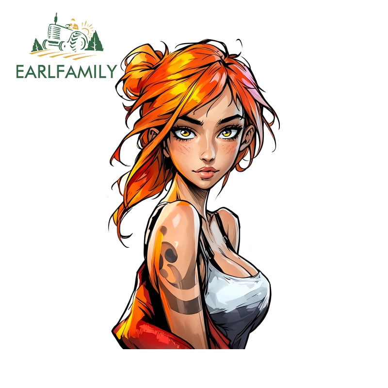 EARLFAMILY 5.1 in One Piece Nami Car Stickers Motorcycle Refrigerator ...
