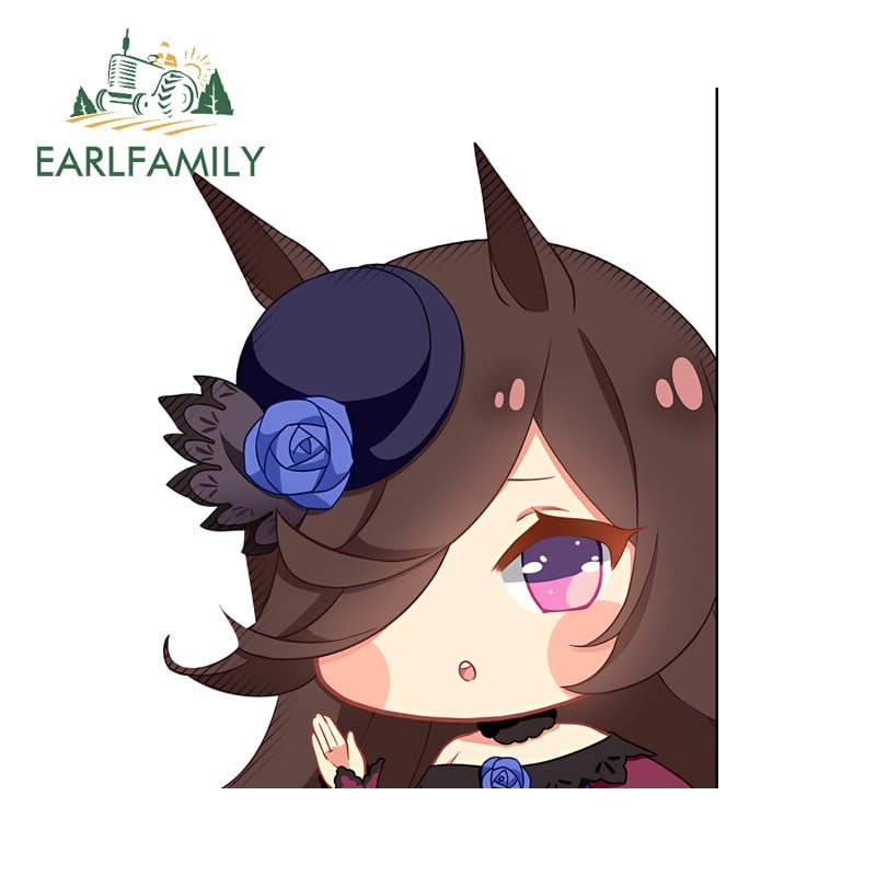EARLFAMILY 5.1" Pretty Derby Car Stickers Motorcycle Helmet Skateboard ...