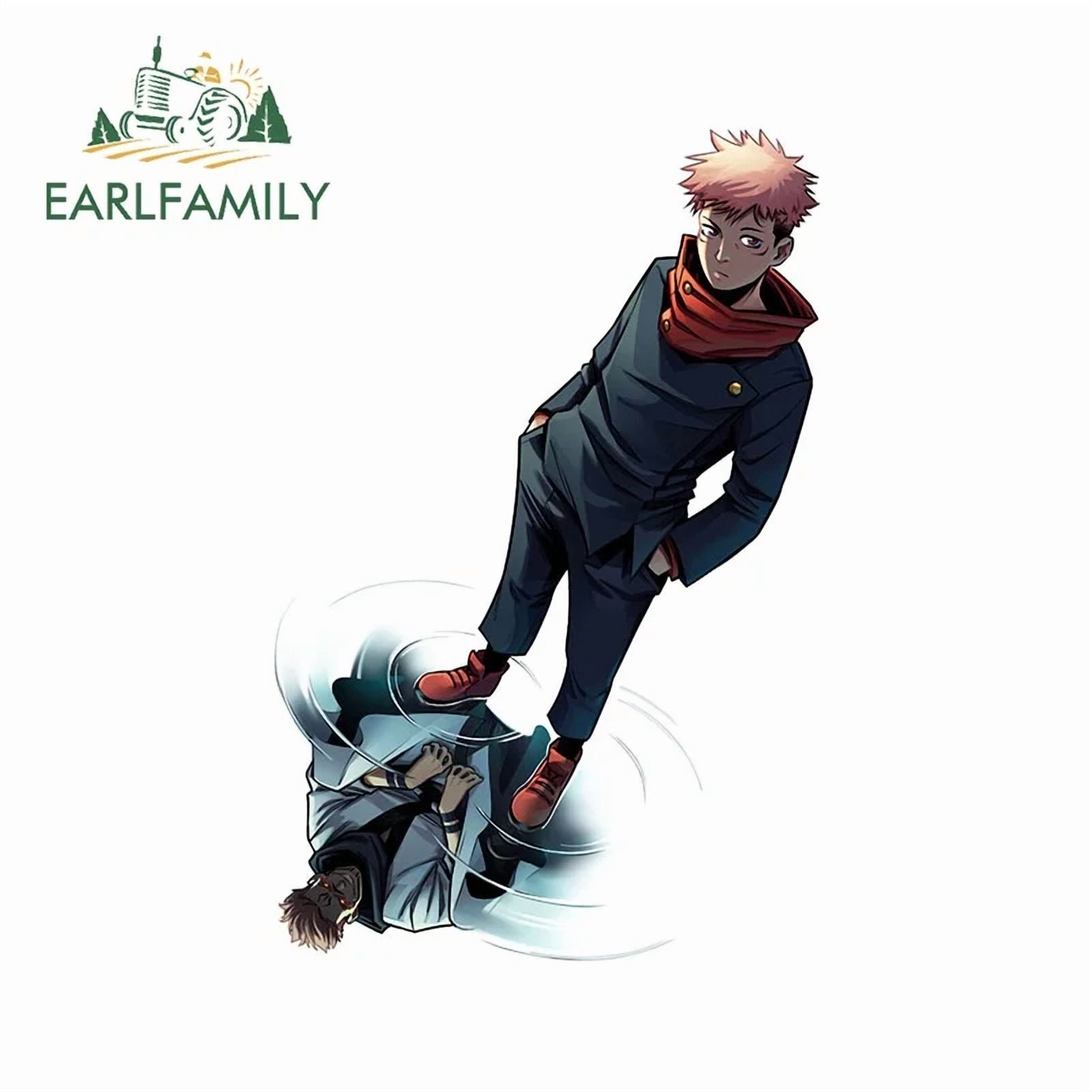 EARLFAMILY 5.1" Sukuna Reflection in Water Car Sticker Surfboard ...