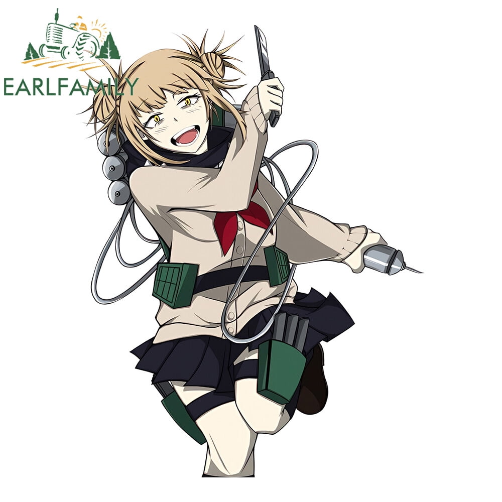 EARLFAMILY 5.1" Toga Himiko Cute Anime Car Stickers Auto Body Vinyl ...