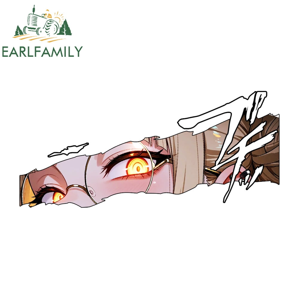 EARLFAMILY 5.1" Toga Himiko Eyes Slap Graffiti Car Decals Hot Anime ...