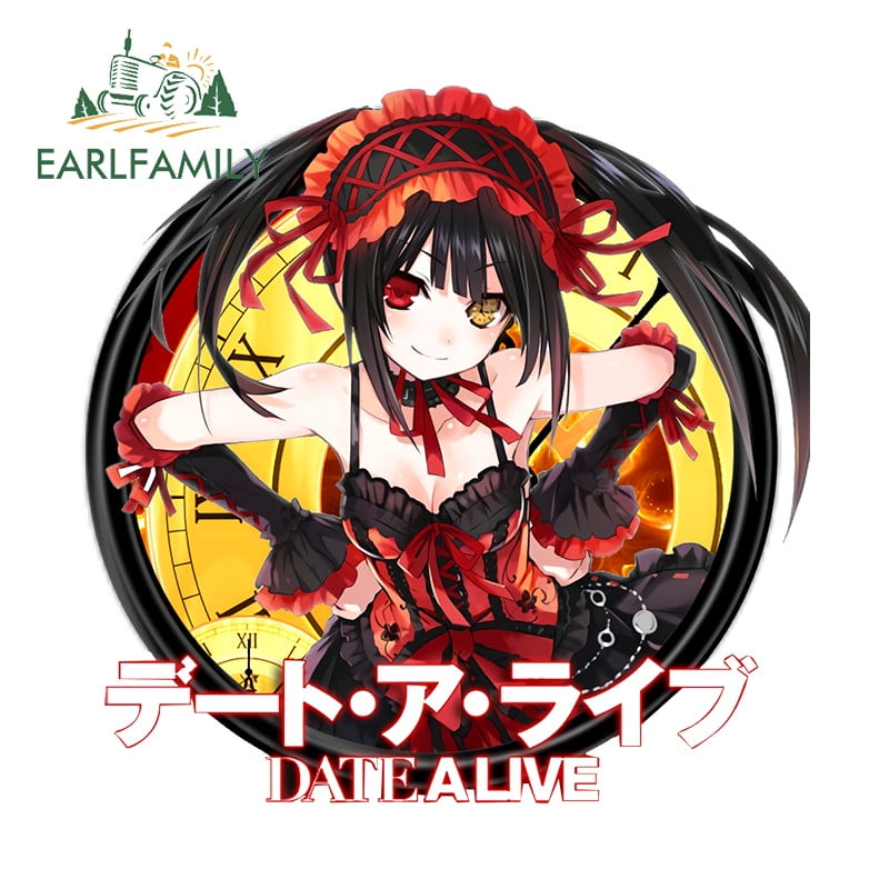 EARLFAMILY 5.1" Tokisaki Kurumi Car Stickers Campervan Laptop ...