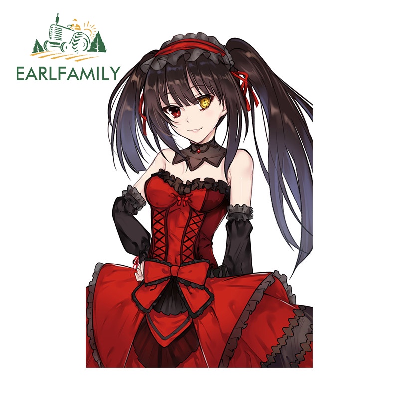EARLFAMILY 5.1" Tokisaki Kurumi JDM Car Accessories Lovely Japanese ...