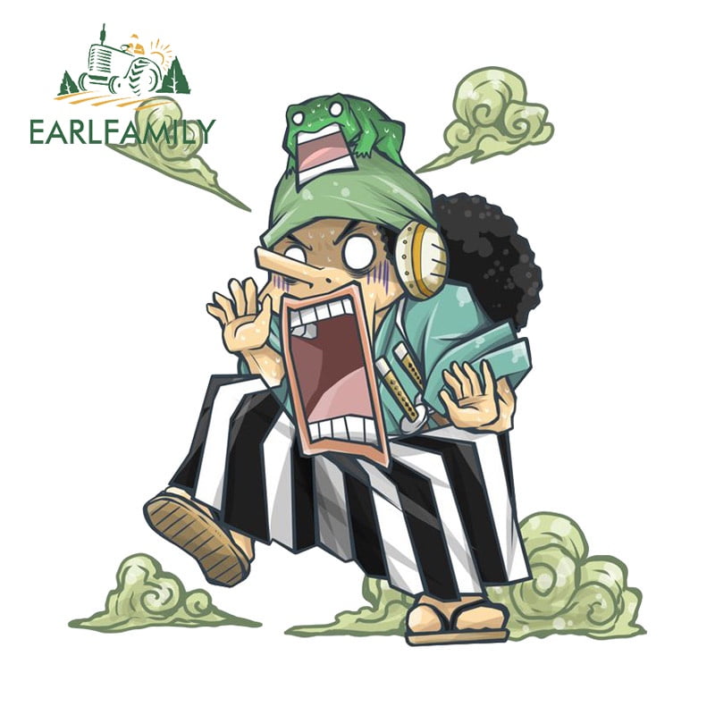 EARLFAMILY 5.1 in Anime Car Stickers Waterproof Personality Decals ...