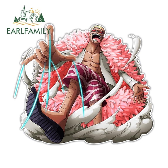 EARLFAMILY 5.1 in Car Stickers for Donquixote Doflamingo ONE PIECE ...