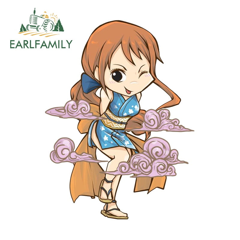 EARLFAMILY 5.1 in Car Stickers for One Piece Nami Laptop Helmet Vinyl ...