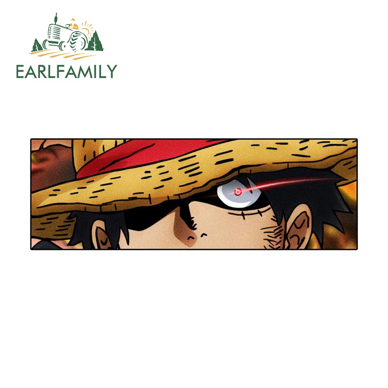 EARLFAMILY 5.1 in Monkey D. Luffy Anime Protagonist Vinyl Car Wrap ...