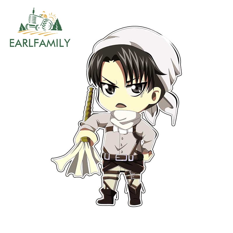 EARLFAMILY 5.1 in for Levi Chibi Car Stickers Motorcycle Decal Vinyl ...