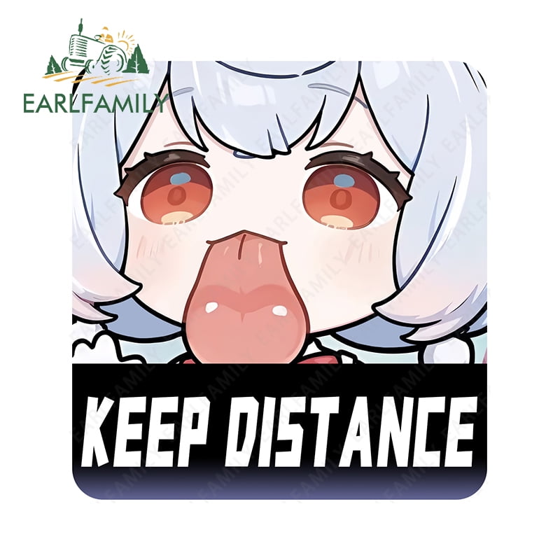EARLFAMILY Chibi Genshin Impact New Driver Car Sticker Vinyl Sign Cute ...