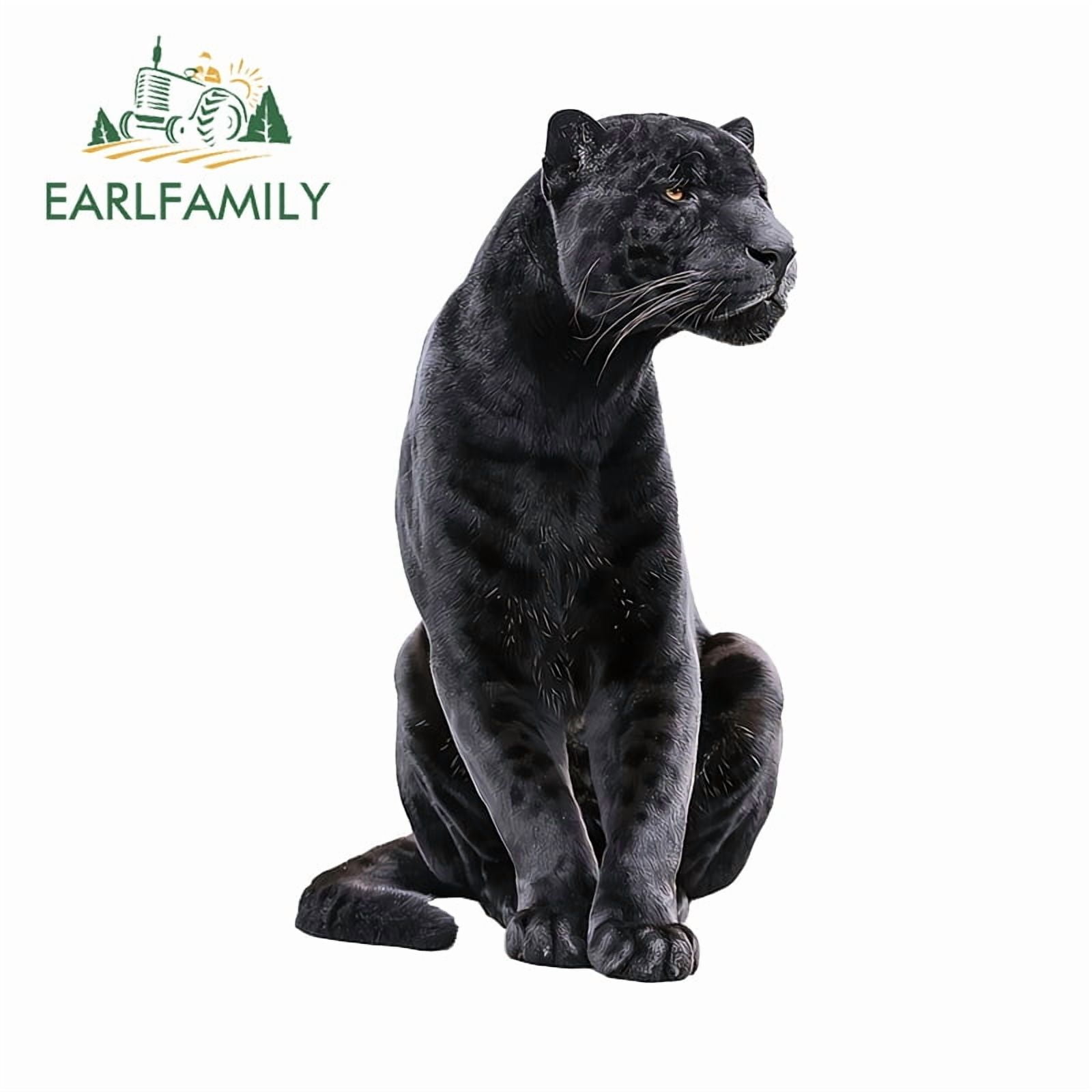 EARLFAMILY Leopard Car Stickers Personality Half Body Motorcycle Bumper ...
