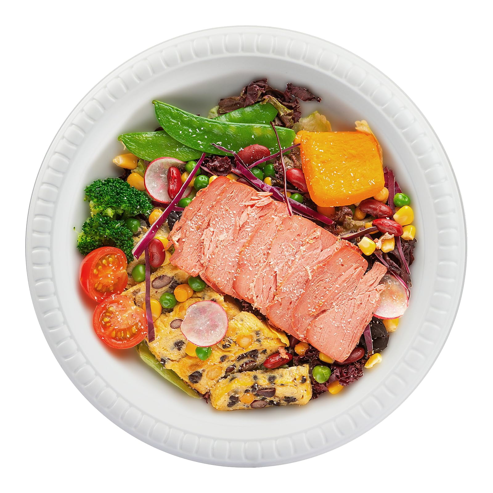 EARTHEATS Plastic Plates, Reusable DHF10 150 Pack 10 Inch Disposable ...