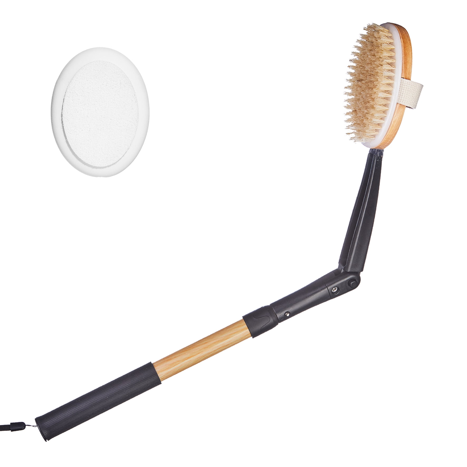 easace Long Handle Bath Body Brush Lotion Applicator for Wet Dry Shower ...
