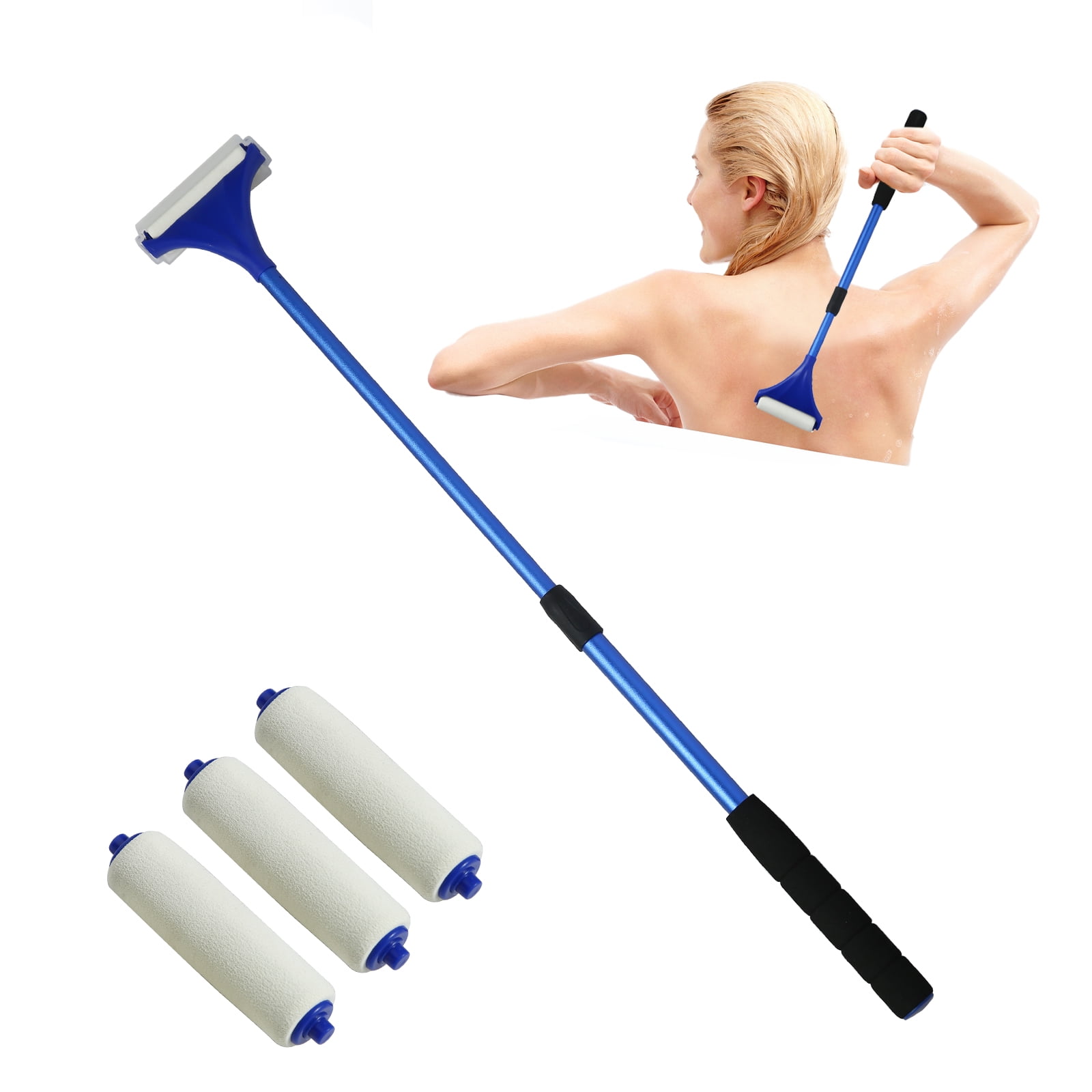 easace Lotion Applicator for Back, 21 Inch Long Handle, Rolling Back ...