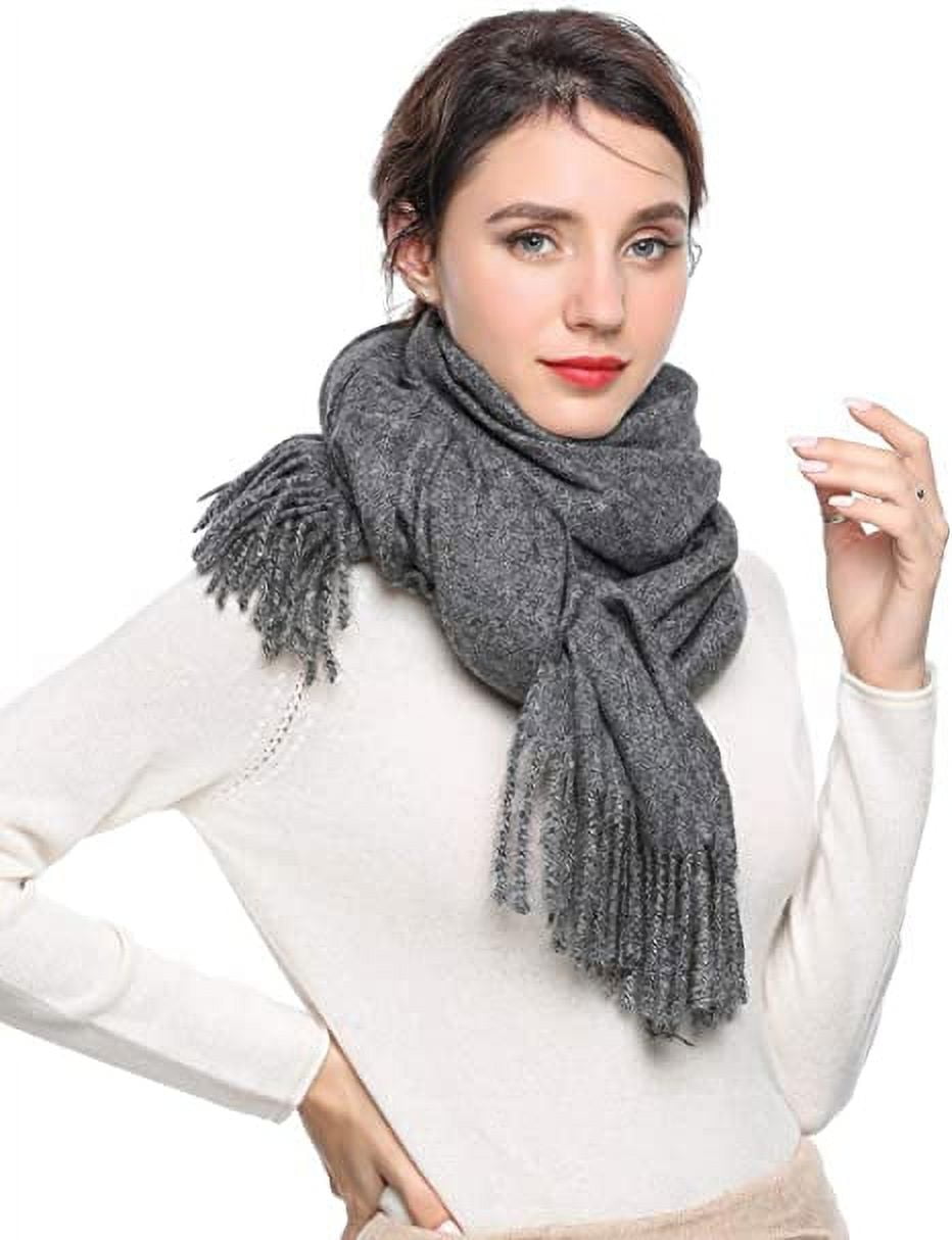 EASE LEAP Winter Scarfs for Women Wool Pashmina Shawls and Wraps ...