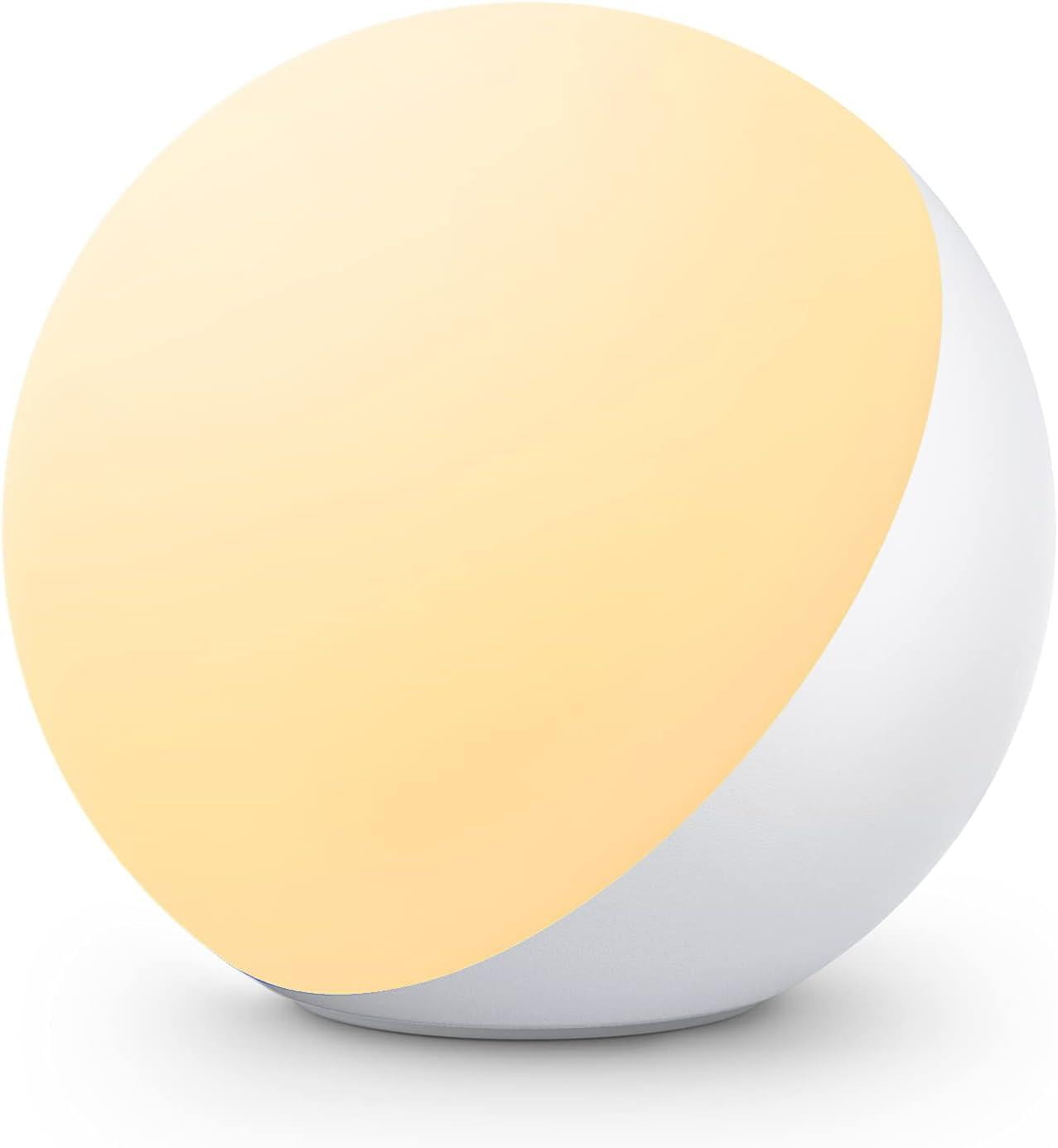 EASEMO Touch Lamp for Bedroom, RGB Color Changing Small Table Lamp ...