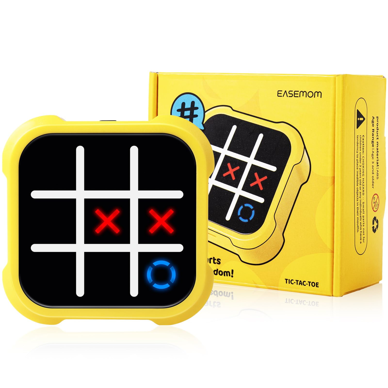 EASEMOM Handheld Electric Puzzle OIF8 Game Console - Tic Tac Toe Game ...