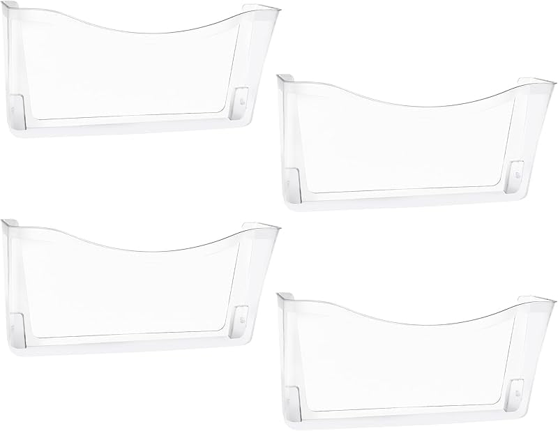 EASEPRES 3 Single Pocket Mesh Hanging File Organizer, Vertical Wall ...