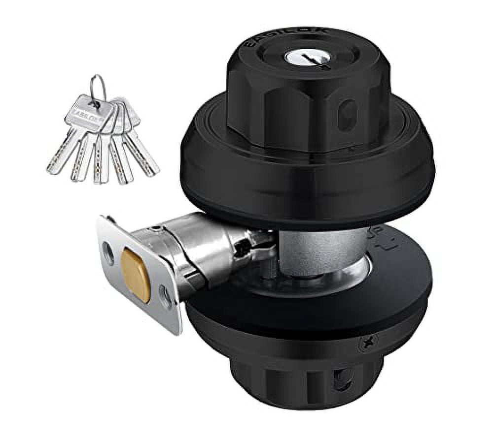 EASILOK Single Cylinder Deadbolt Lock, Twist to Lock, Keyless, Anti ...