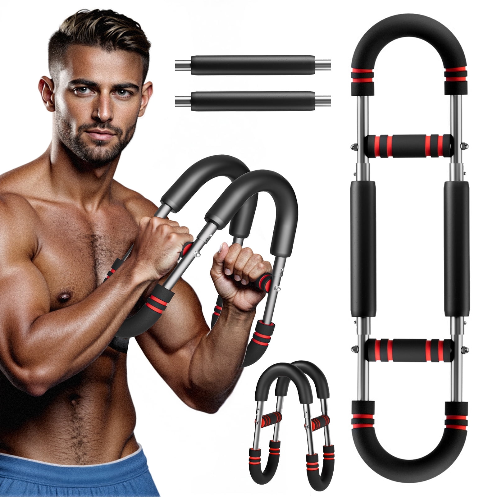 EAST MOUNT Twister Arm Trainer - Power Chest Expander Adjustable 20-110 ...