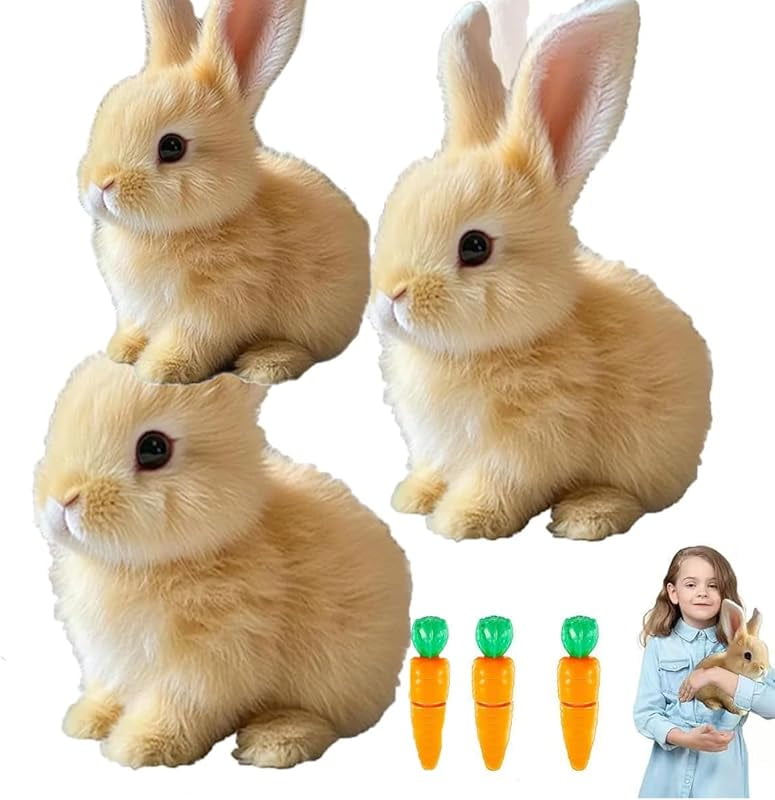 EASTER BUNBY BUNNY TOY, MY REALISTIC BUNNY TOY, Cute Realistic Bunny ...