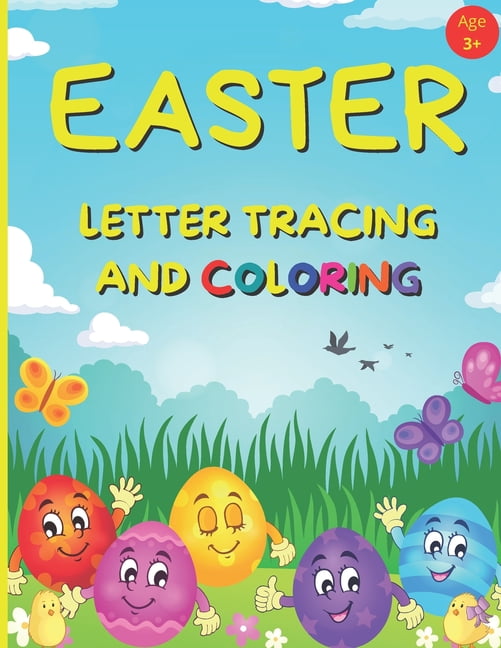 EASTER Letter Tracing And Coloring: Alphabet Writing Practice For ...