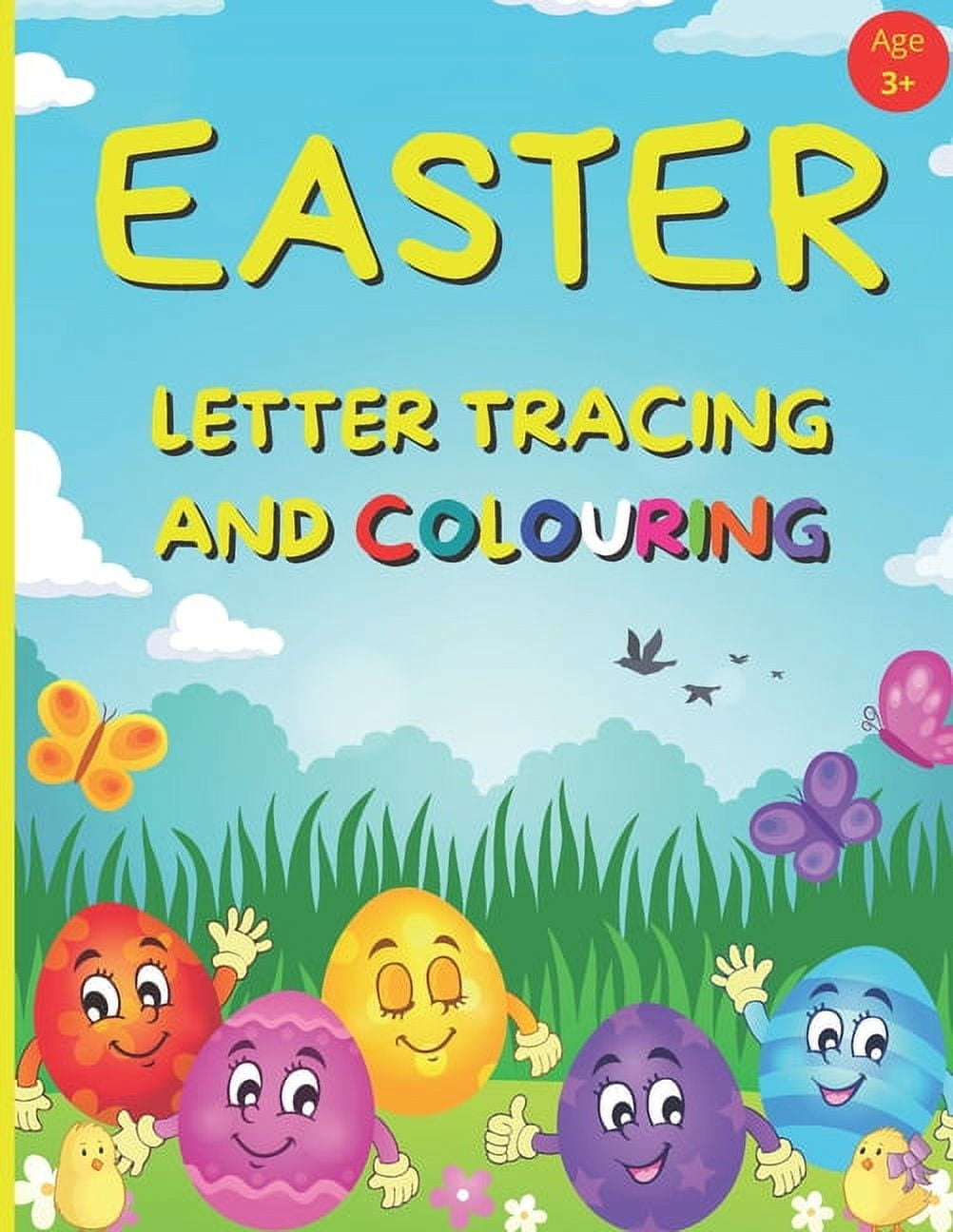 EASTER Letter Tracing And Colouring: Alphabet Writing Practice For ...