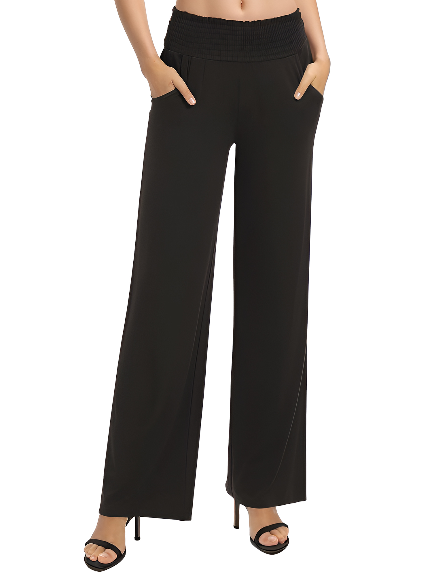 LoyisViDion Woman Pants Clearance Women Casual Solid Pants Cotton Linen ...