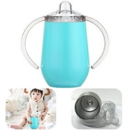 Thermos Baby Vacuum Insulated Stainless Steel Sippy Cup, 10oz, Blue ...