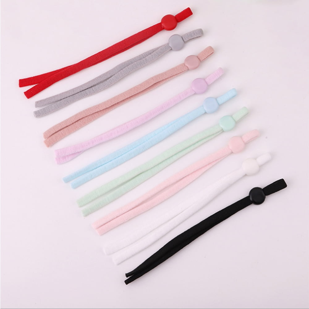 EASTIN 100 PCS 0.2 Inch Wide Elastic String Cord Bands Rope with ...
