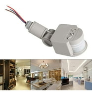 110V-240V Outdoor Wall Motion Sensor Switch Light Lamp LED PIR Infrared ...