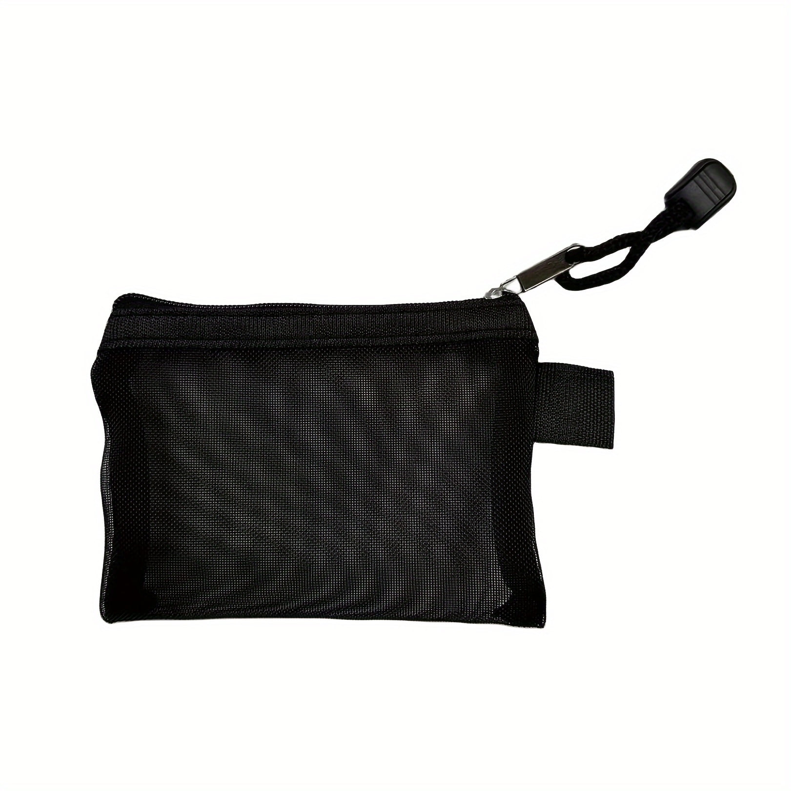 EASTIN 1pc Durable Nylon Mesh Zipper Pouch Transparent Coin & Card ...